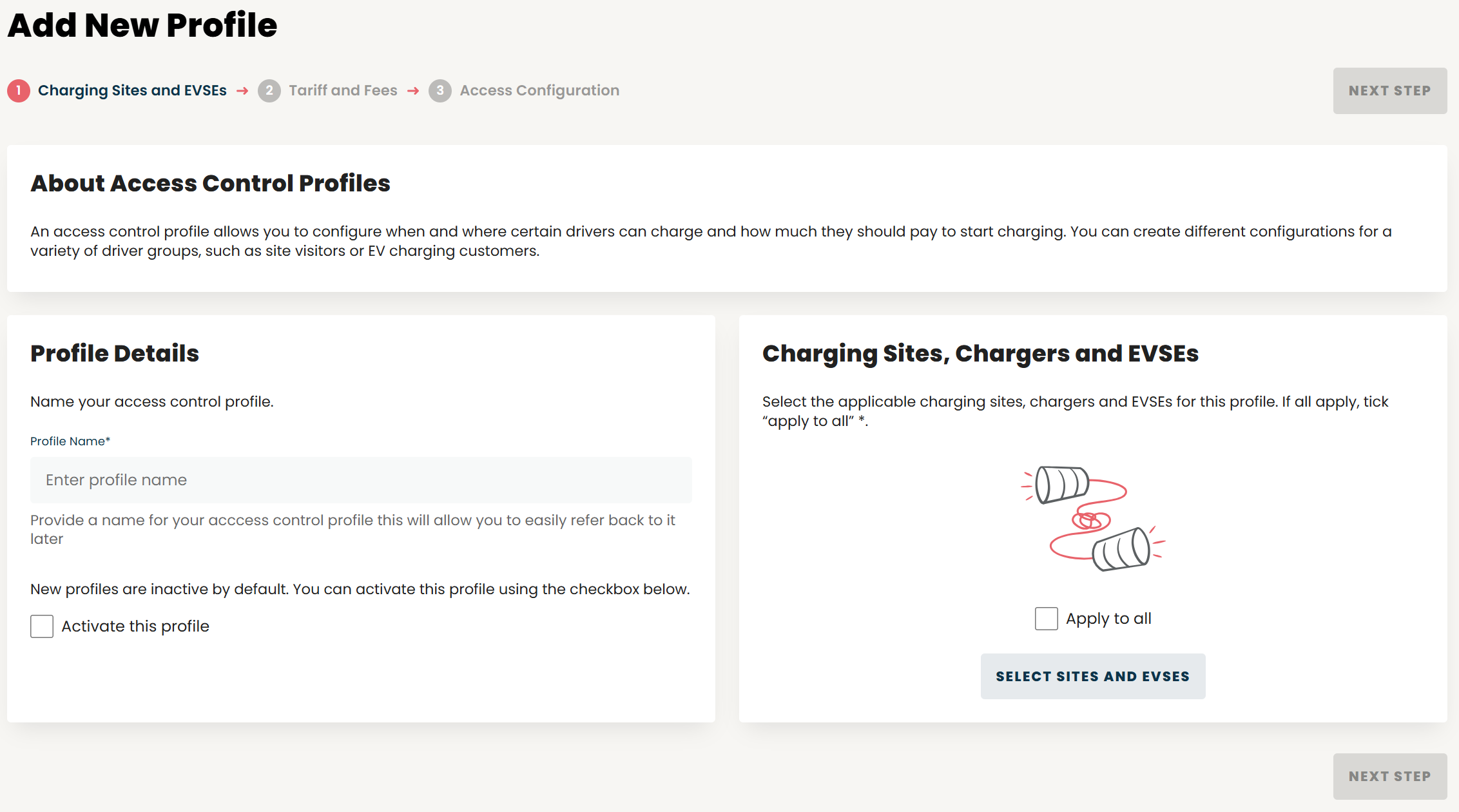 How to add and configure access control profiles – Fuuse Support Hub